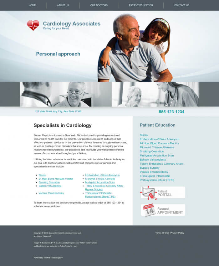 Cardiology & Cardiovascular Website Design | SEO & Marketing