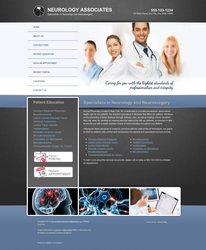 Neurology & Neurosurgery Websites
