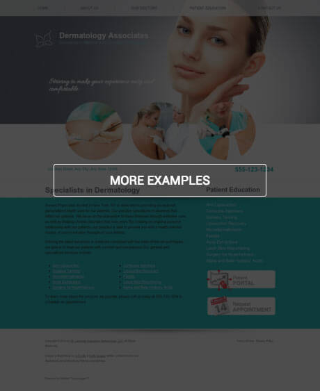 Medical Website Design - View Examples of Healthcare Practice Websites
